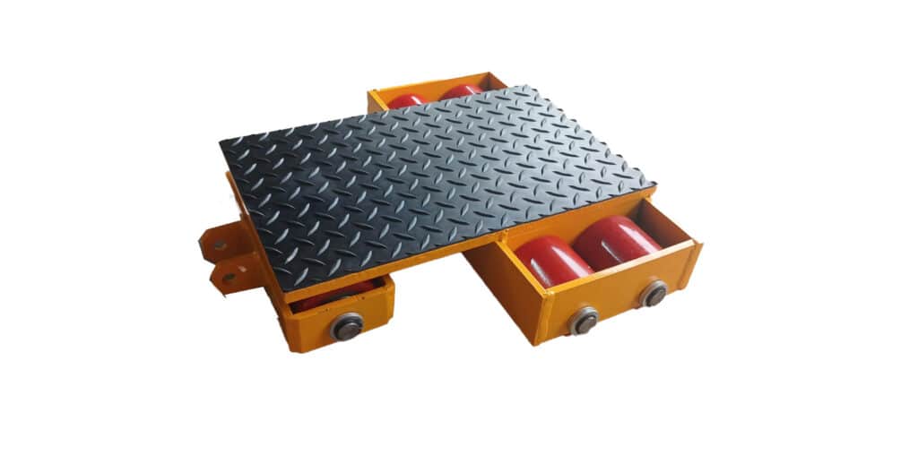 Heavy-Duty 20 Ton Machine Skates | Steerable Design | East Elite