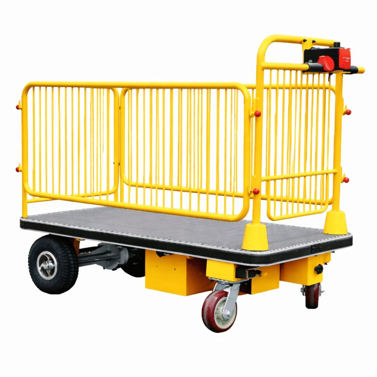 Motor Cargo Trolley Electric Battery Powered | Airport Trolley